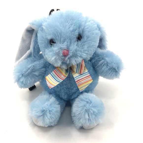 Toys | Walmart Blue Bunny Plush Long Floppy Ears Pink Nose Stuffed ...